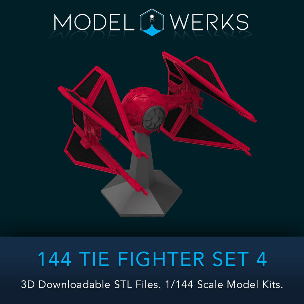 1/144 Tie Set 4 STL File Download – Fallout Hobbies
