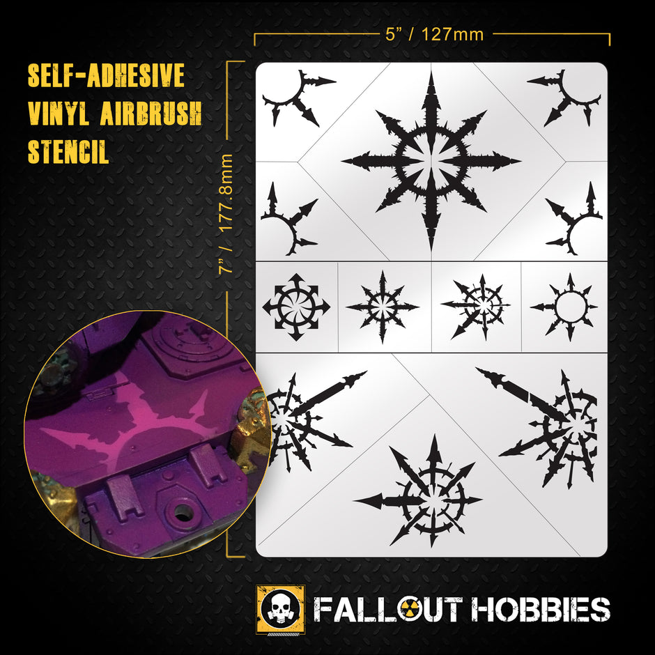 Hex Mesh Airbrush Stencil – Fallout Hobbies