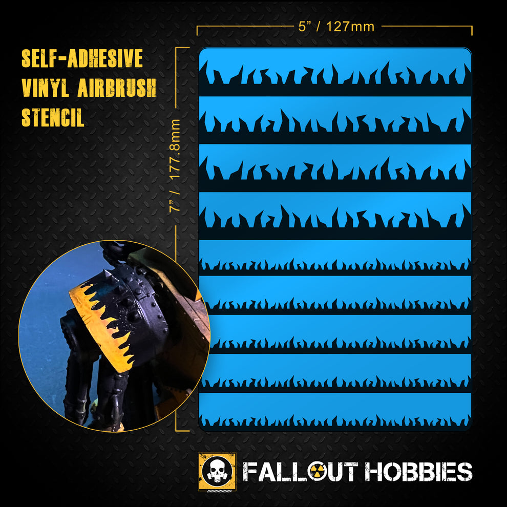 Vehicle Edge Trim - Jagged Teeth – Fallout Hobbies