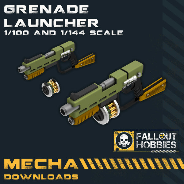 Grenade Launcher 3D STL File Download – Fallout Hobbies
