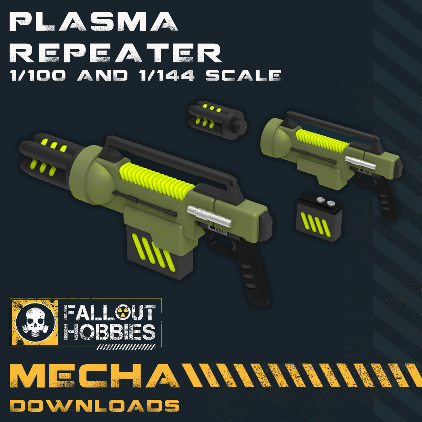 Plasma Repeater 3D STL File Download – Fallout Hobbies