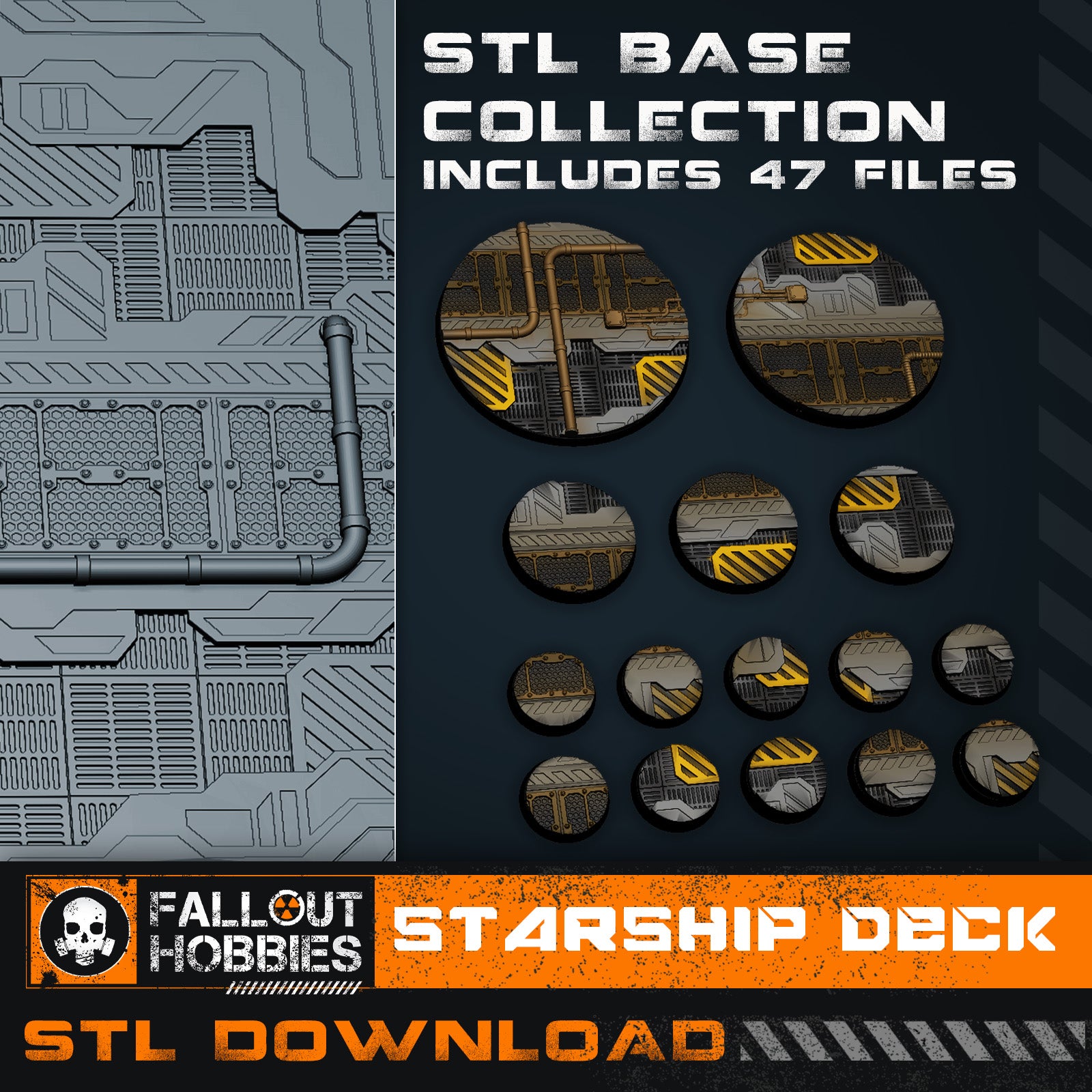 Starship Deck Base Collection STL File Download – Fallout Hobbies