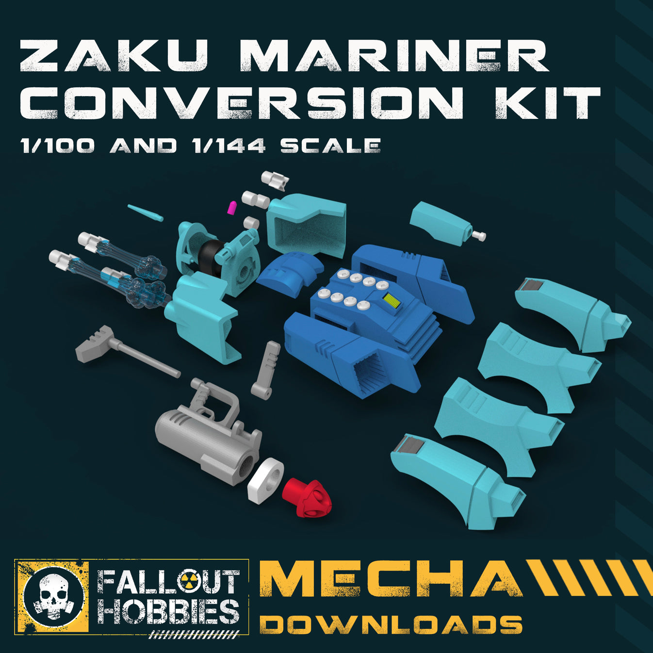 Zaku Mariner Conversion 3D STL File Download – Fallout Hobbies
