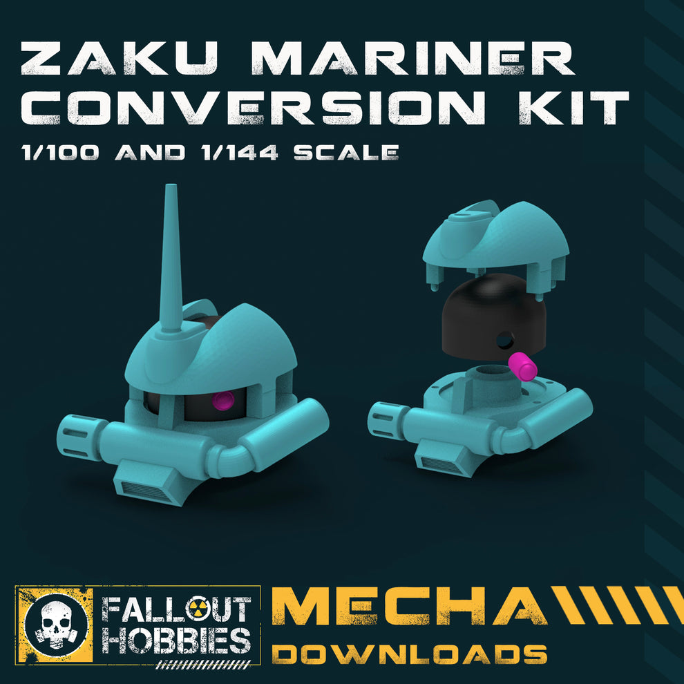 Zaku Mariner Conversion 3D STL File Download – Fallout Hobbies