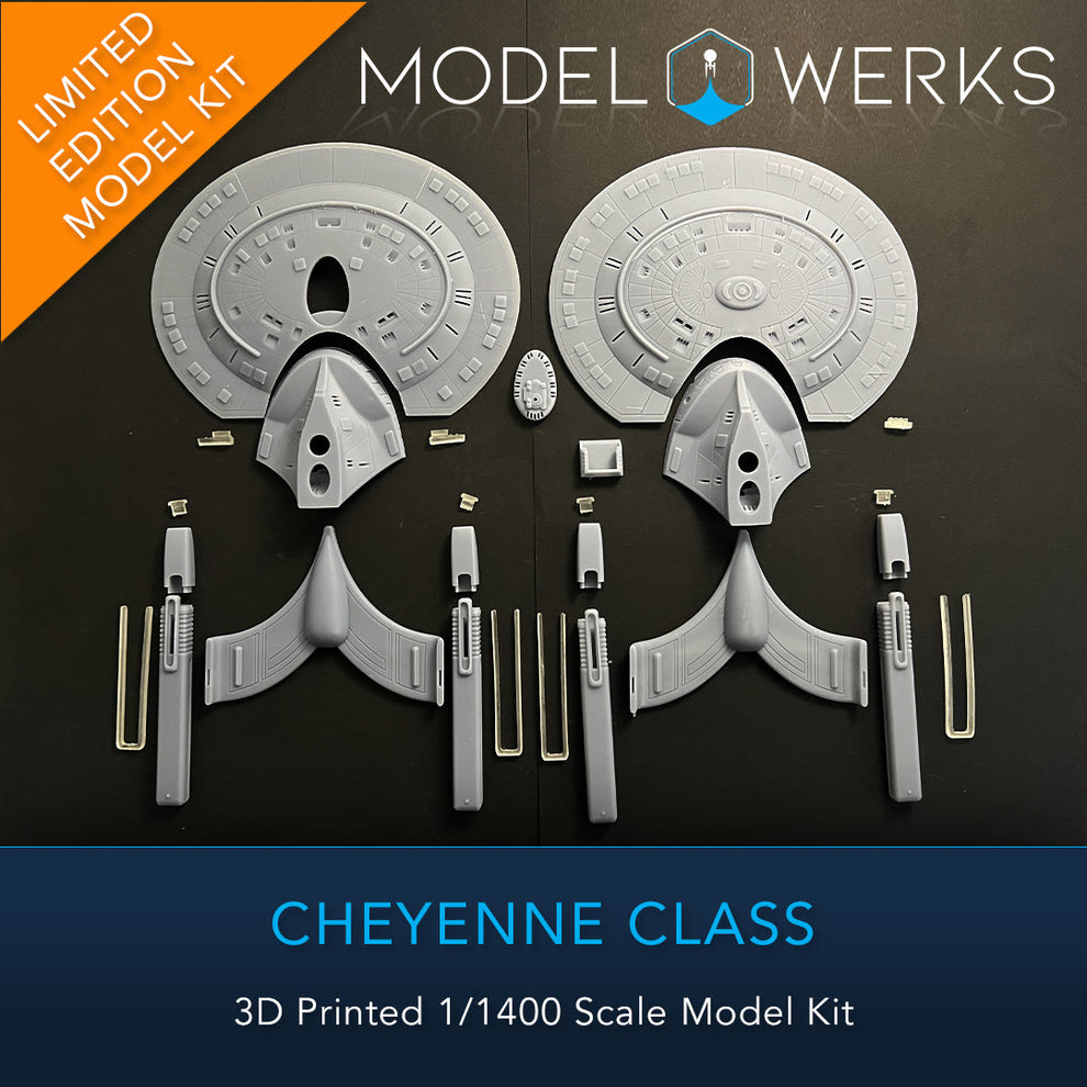 1/1400 Cheyenne Class 3D Printed Model Kit – Fallout Hobbies
