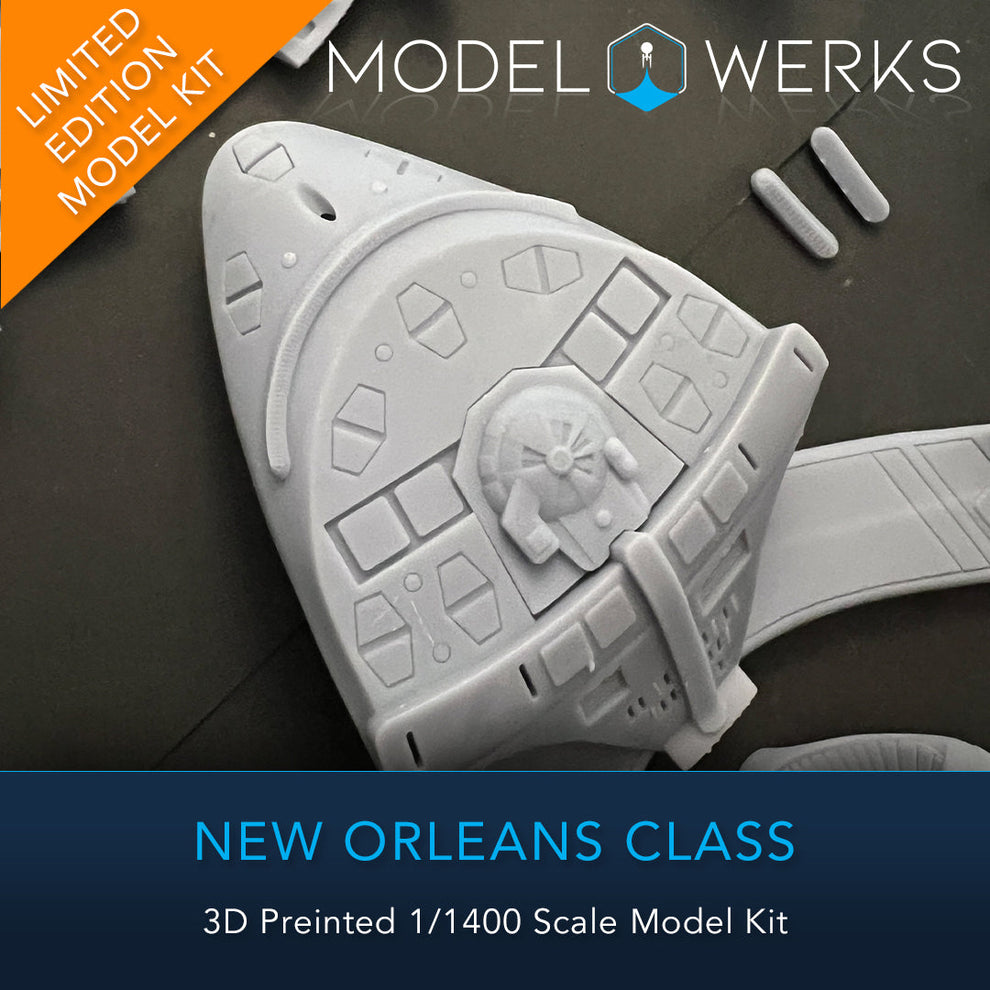 1/1400 New Orleans Class 3D Printed Model Kit – Fallout Hobbies