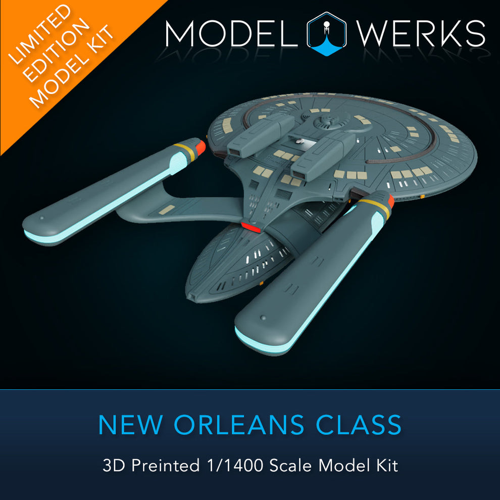 1/1400 New Orleans Class 3D Printed Model Kit – Fallout Hobbies