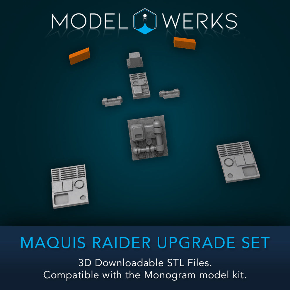 Maquis Raider Upgrade Parts STL File Download – Fallout Hobbies