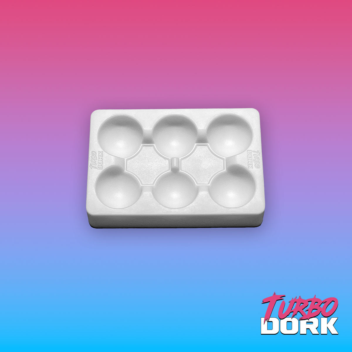 Turbo Dork Small White Silicone Dry Palette – Fallout Hobbies