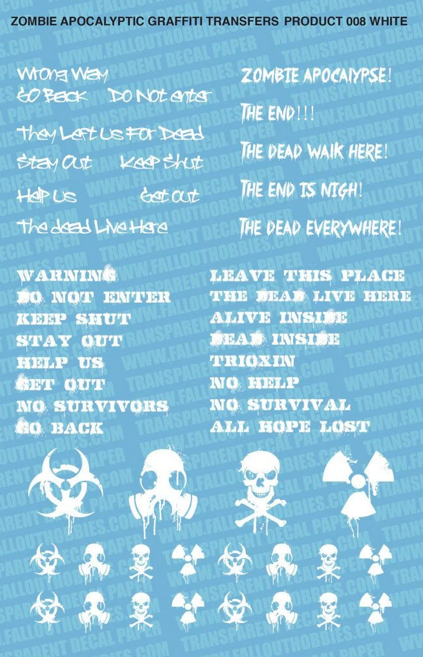 Apocalyptic Terrain Bundle - Fallout Hobbies - Stencils and Decals