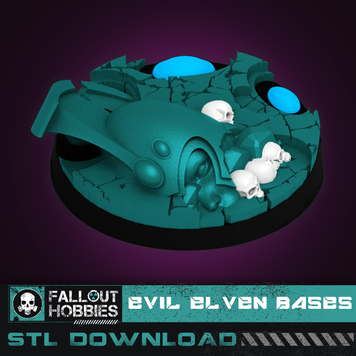 Evil Elven Bases STL Base Collection – Fallout Hobbies