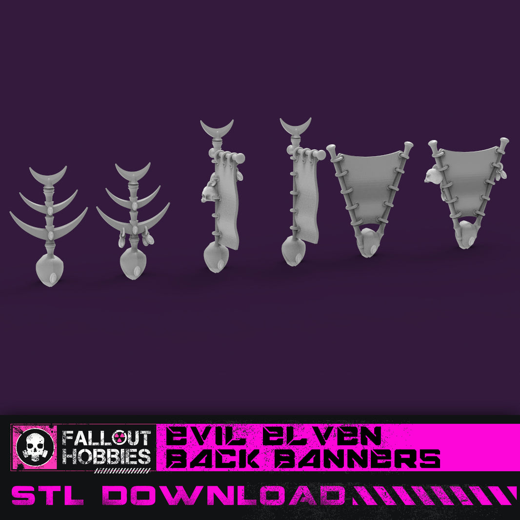 EVIL SPACE ELVES STL – Fallout Hobbies