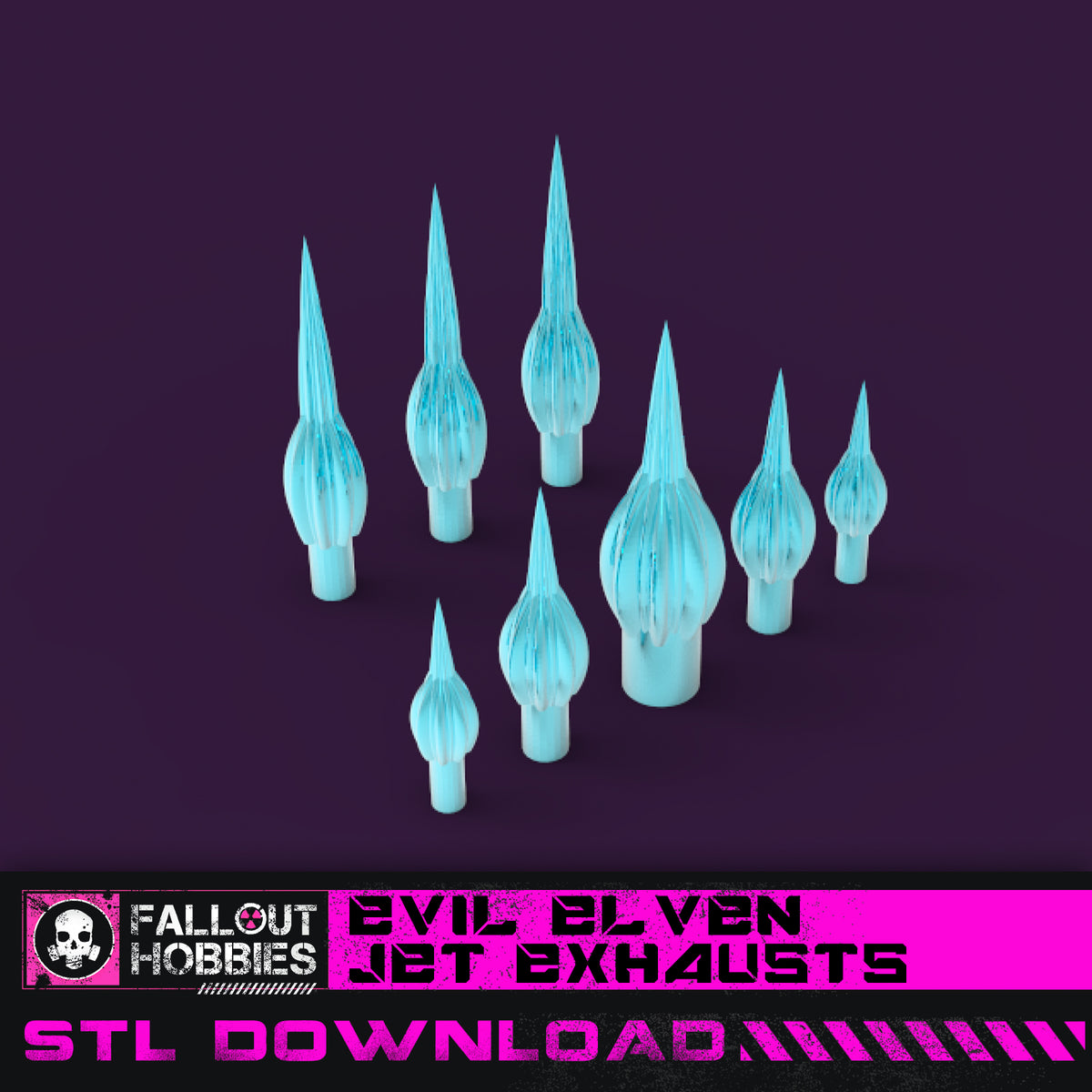 Evil Elven Jet Exhaust Effect STL File Download – Fallout Hobbies