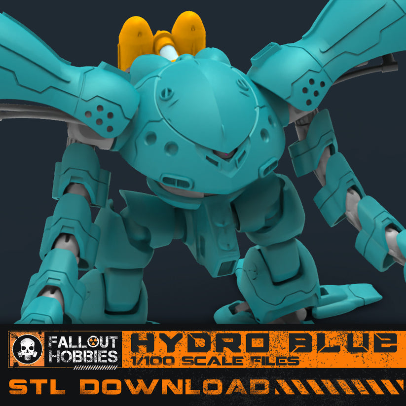 Hydro Blue Mecha Suit 3D STL File Download – Fallout Hobbies