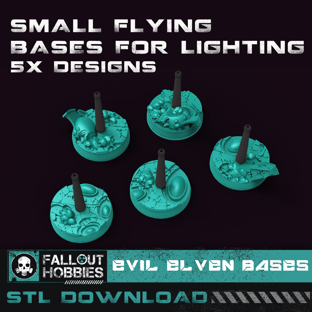 Evil Elven Bases STL Base Collection – Fallout Hobbies